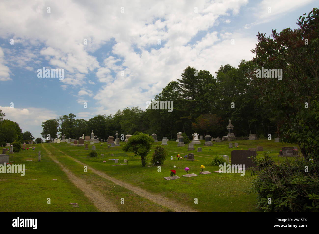 Morrill Cemetery, Maine Stock Photo - Alamy