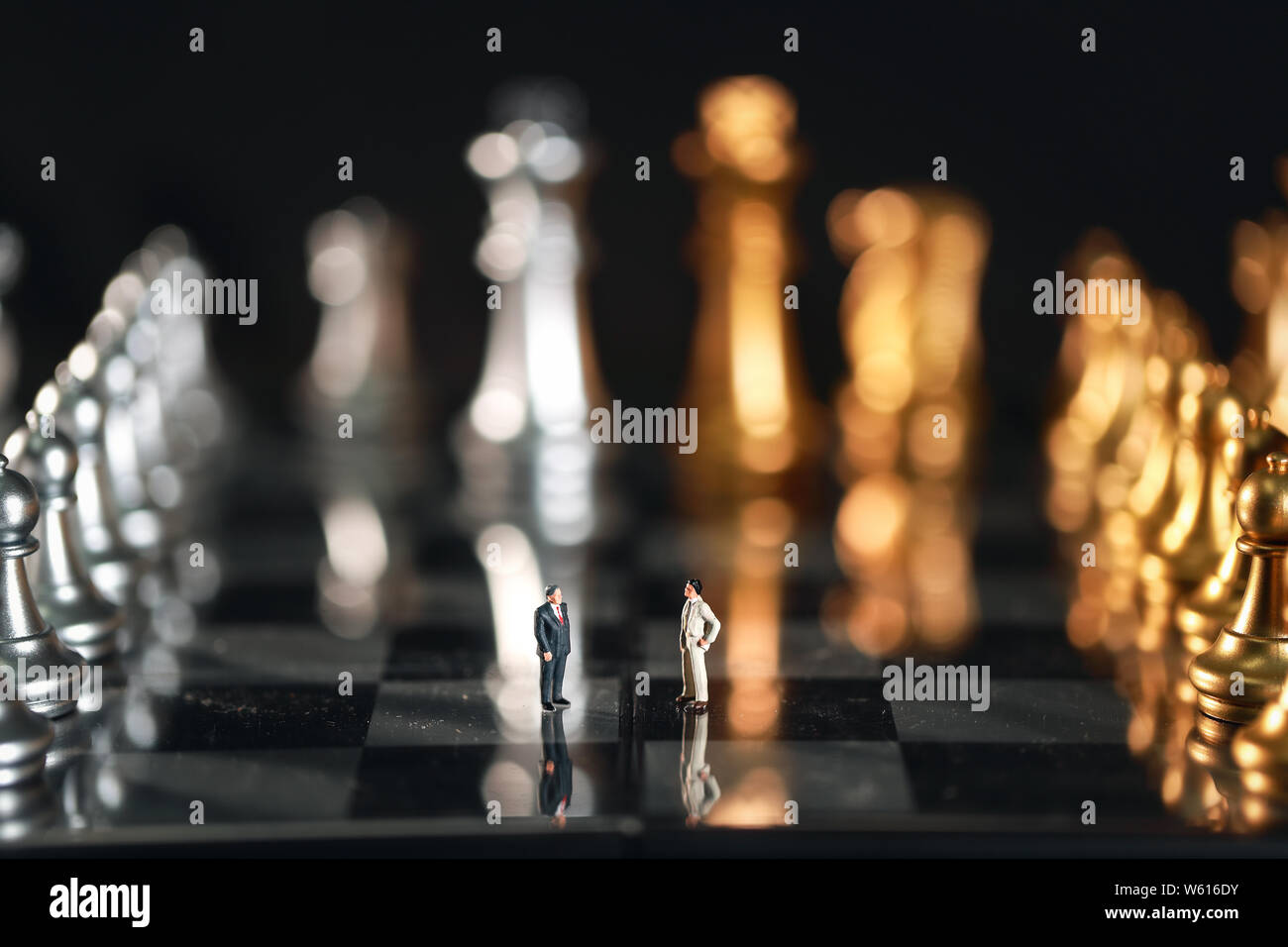 Chess business idea for competition, success and leadership concept ...