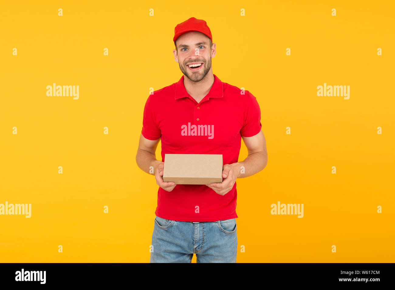 Courier service delivery. Salesman and courier career. Courier and ...