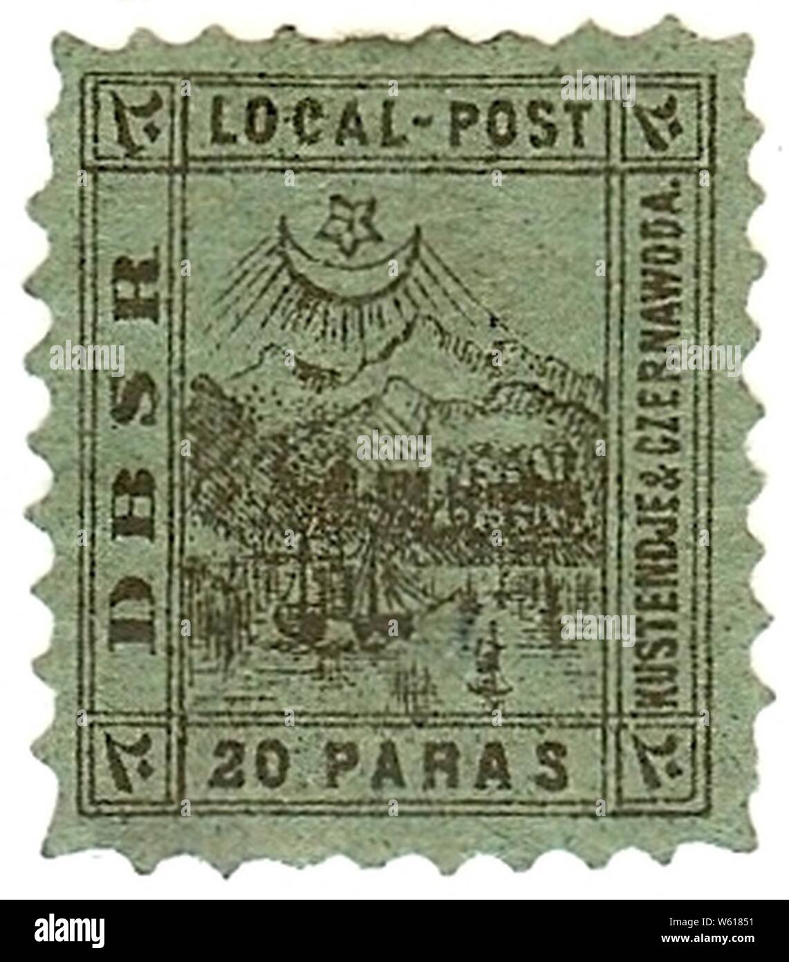Historical post stamp Cut Out Stock Images & Pictures - Alamy