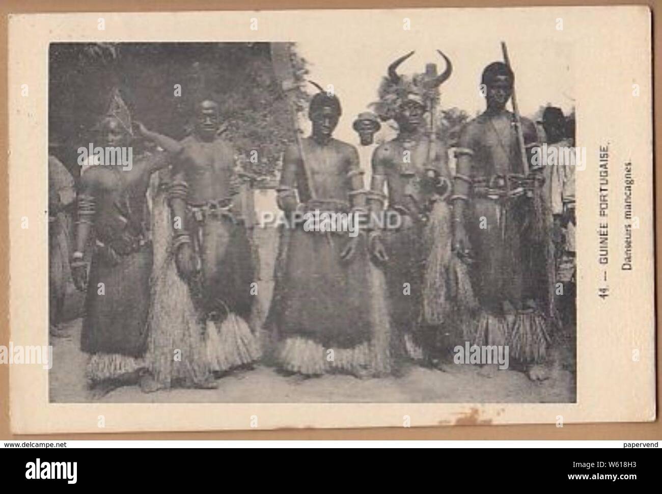 DC - DAL No 44 - Guinee Portugaise - Danseurs mancagnes Stock Photo - Alamy