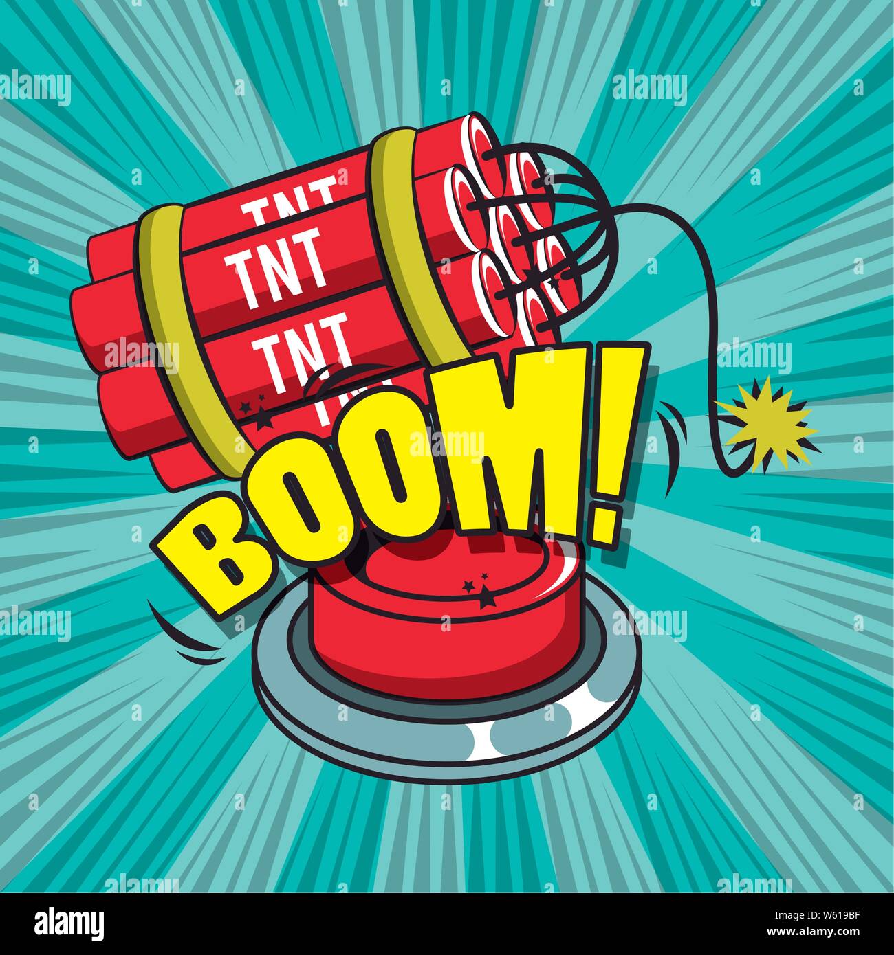 Comic book explosion pop art cartoon Stock Vector Image & Art - Alamy