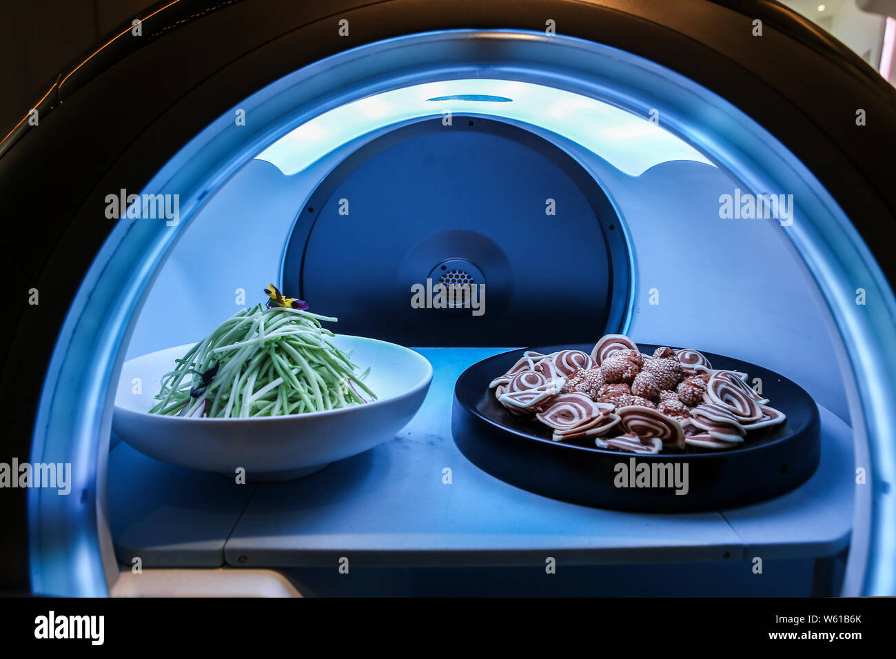 Interior view of the Alibaba Future Hotel - Fly Zoo Hotel of Chinese e ...