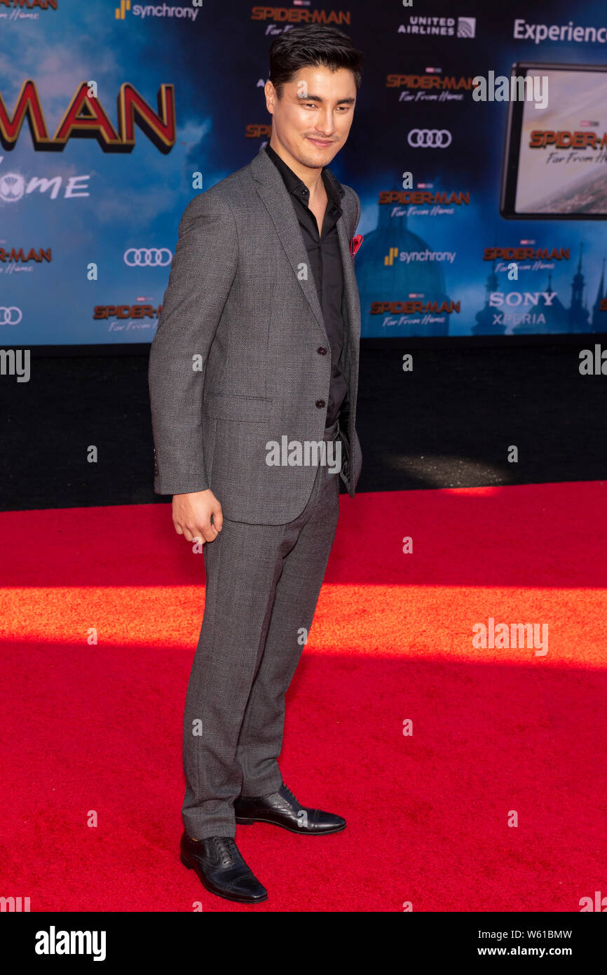 Hollywood, CA - July 26, 2019: Remy Hill attends premiere of Spider-Man ...
