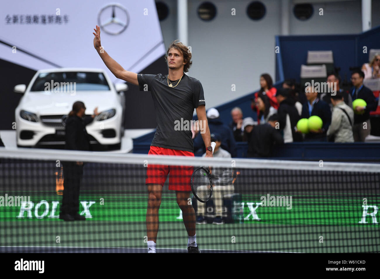 Alexander Zverev of Germany celebrates after defeating Alex De Minaur ...