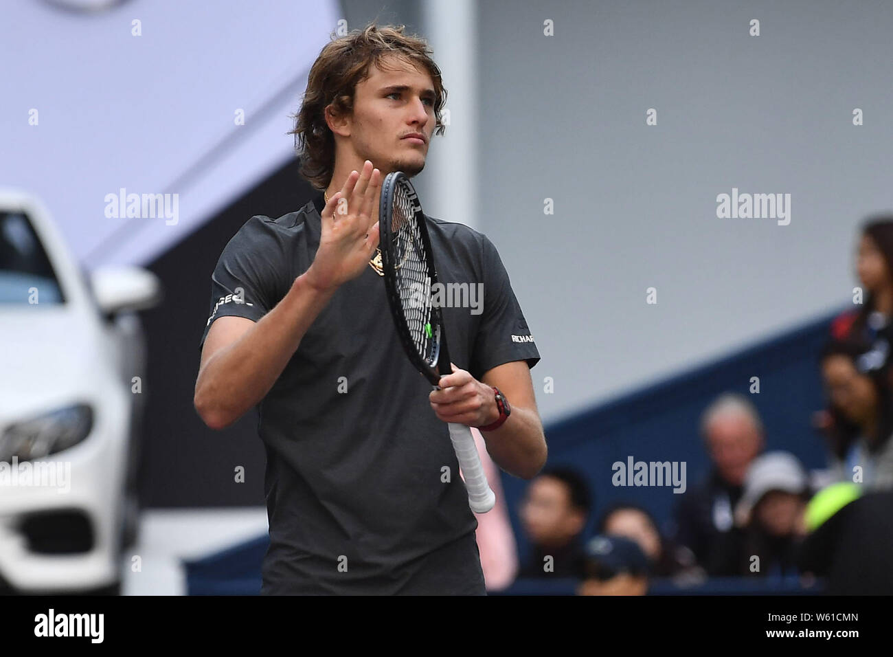 Alexander Zverev of Germany celebrates after defeating Alex De Minaur ...