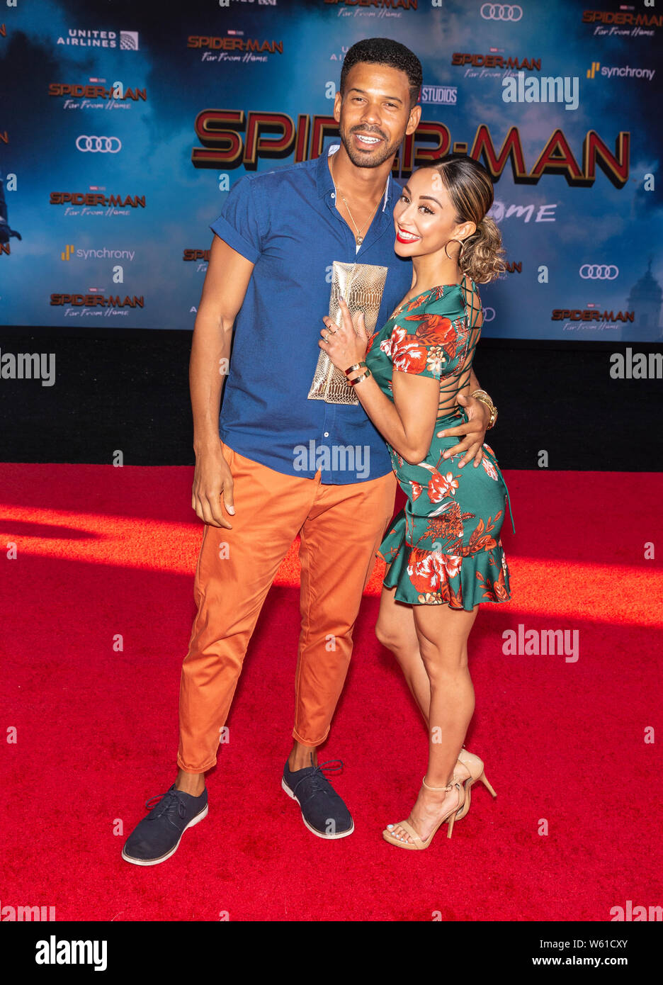 Hollywood, CA - July 26, 2019: Iman Crosson and Michelle Janine attend ...