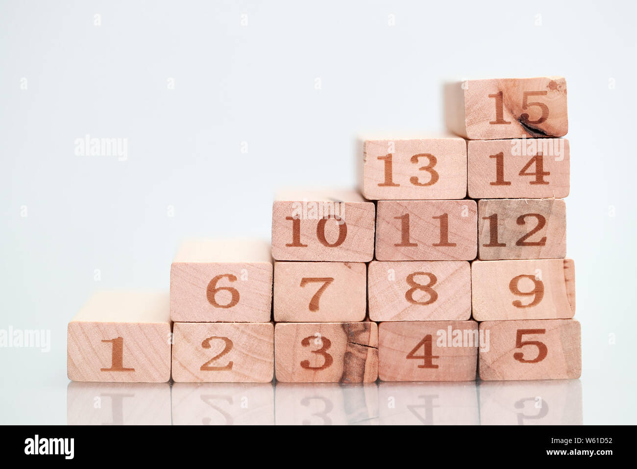 Wooden block stacking, Financial and Business growth concept using as ...