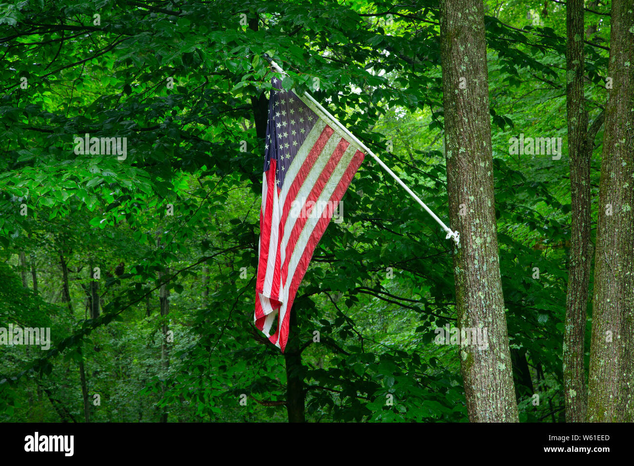 American Flag By River High Resolution Stock Photography and Images - Alamy
