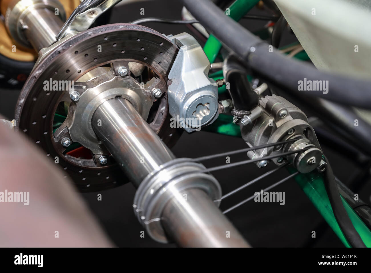 car disc break system Stock Photo - Alamy