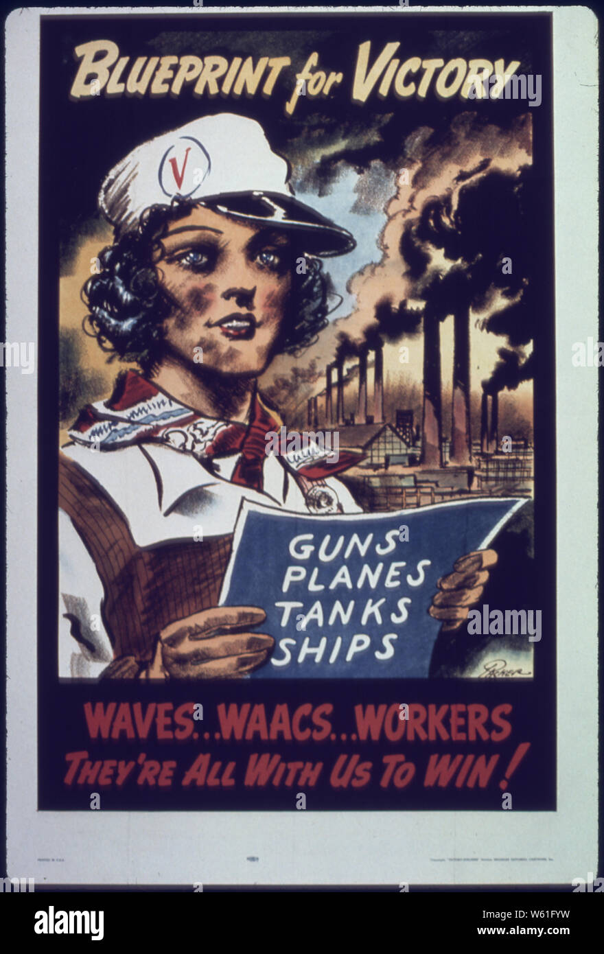 Blueprint for victory Stock Photo - Alamy