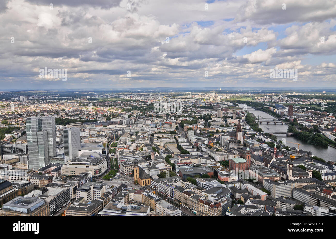 Birds Eye View Frankfurt Am Main High Resolution Stock Photography and ...