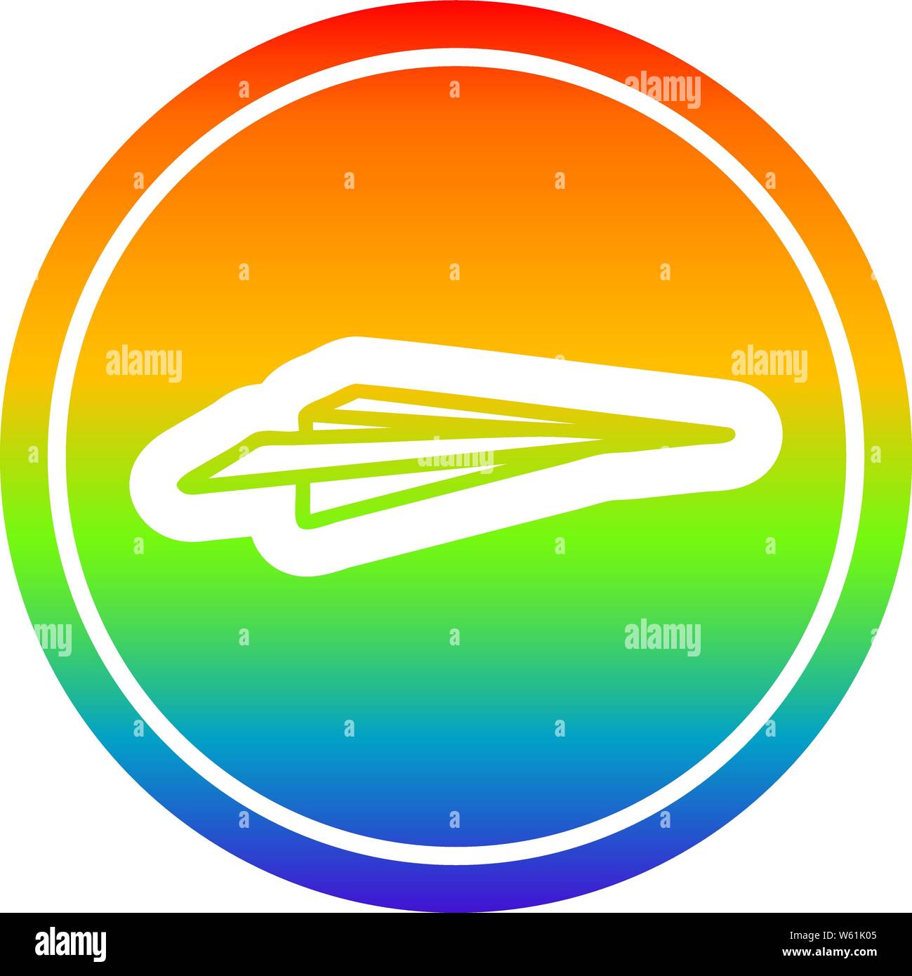Circular image plane Stock Vector Images - Alamy