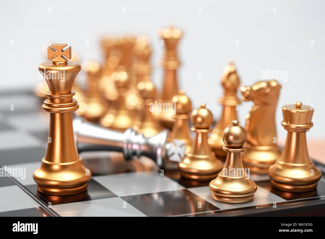 Chess business idea for competition, success and leadership concept ...