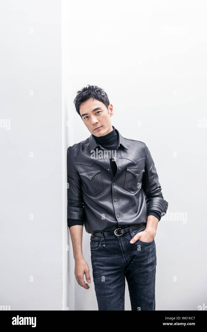 Chinese actor Li Guangjie poses for portrait photos during an exclusive ...