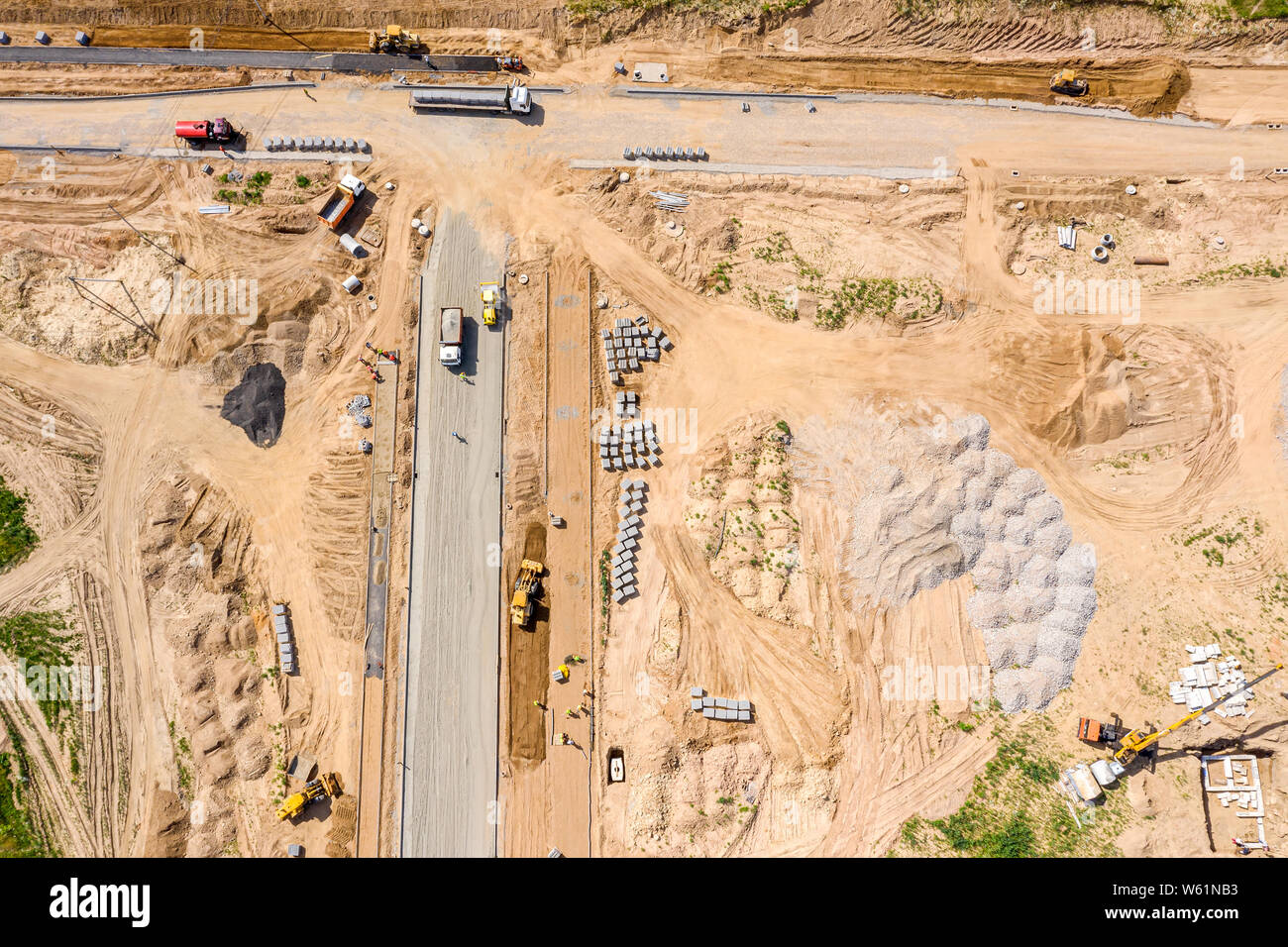 Top View Road Construction Lowell Roads Still Under Construction