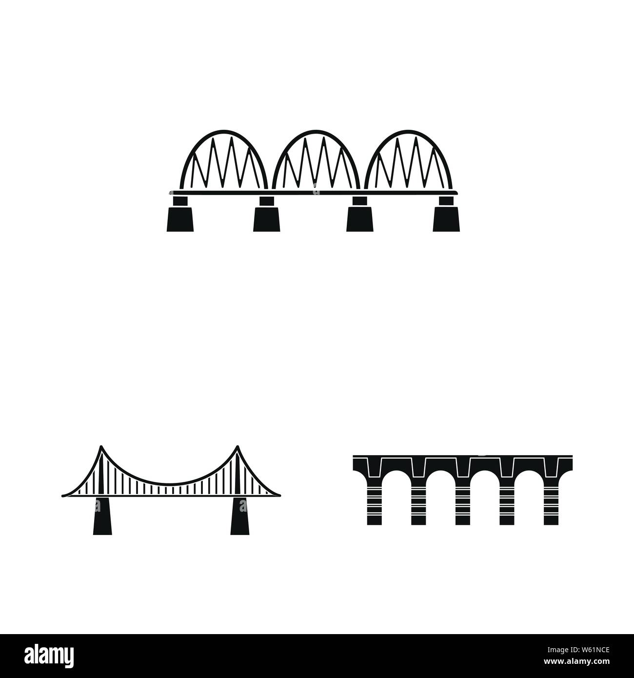 Vector design of construct and side sign. Collection of construct and ...