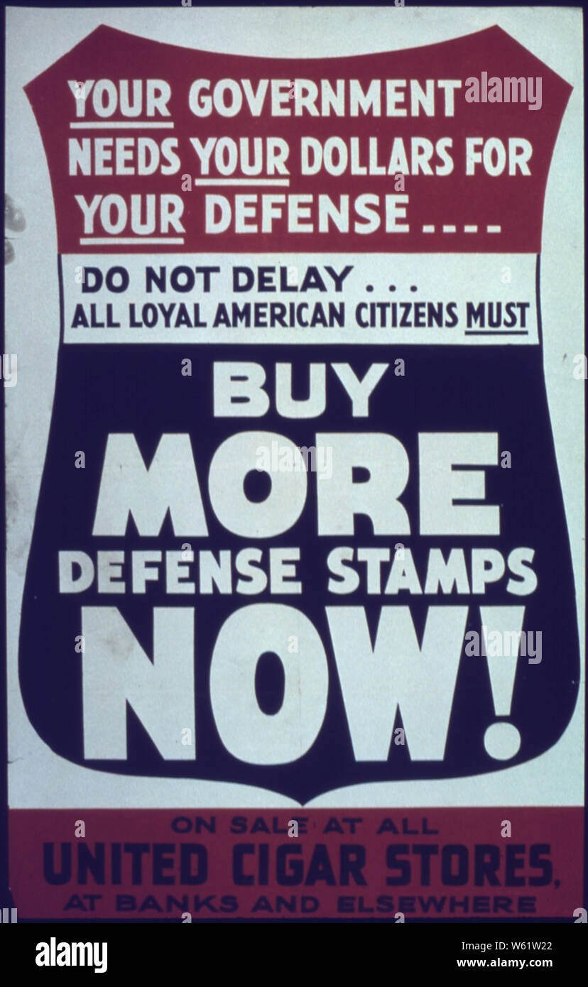 Defense stamps hi-res stock photography and images - Alamy