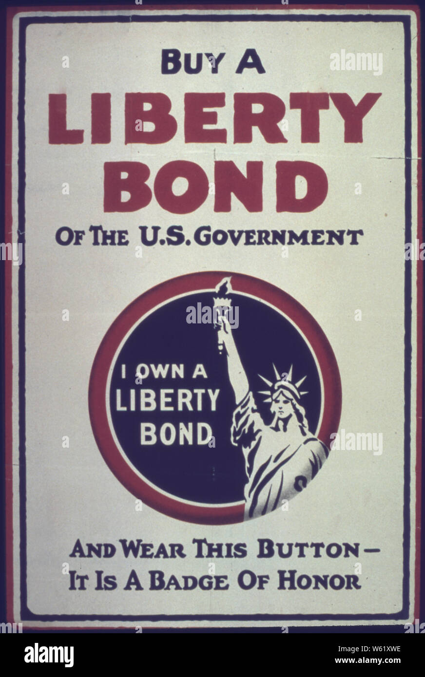 Buy a liberty bond of the U.S. government Stock Photo - Alamy