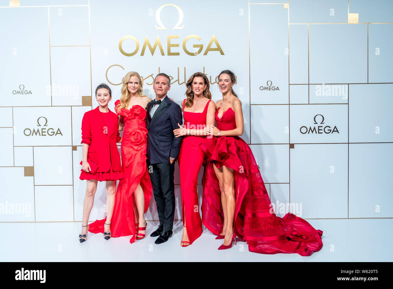 (From left) Chinese actress Liu Shishi, Australian actress Nicole ...