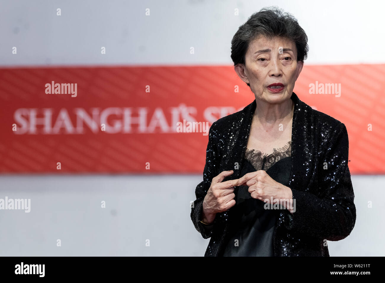 Chinese fashion designer and brand founder Han Yi is pictured at the ...