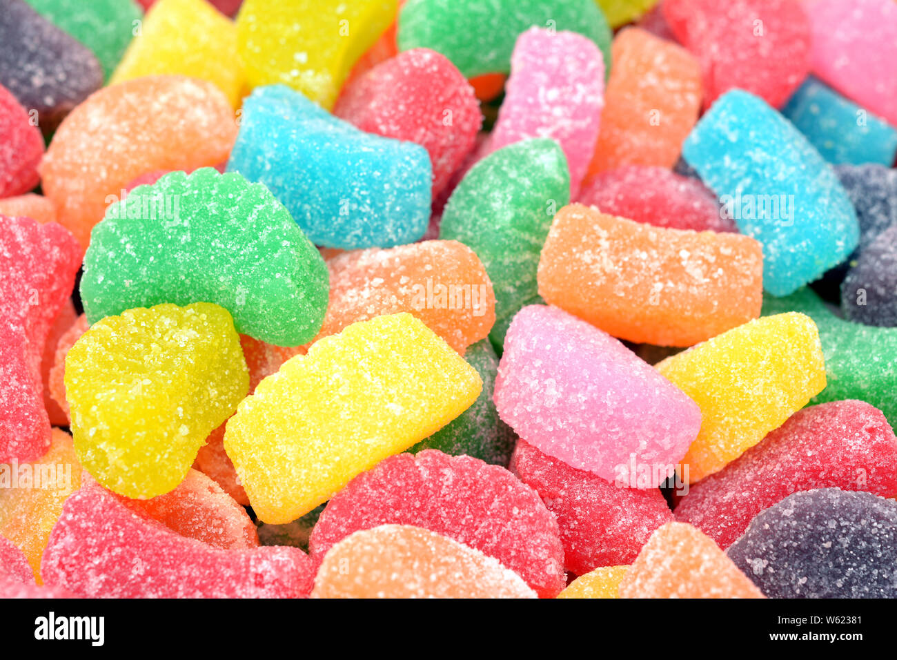 colorful gummy candy background and texture use Stock Photo - Alamy