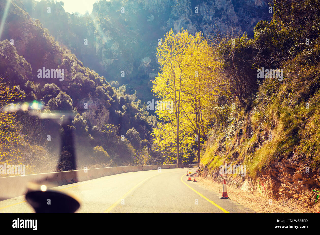 Car windscreen view hi-res stock photography and images - Alamy