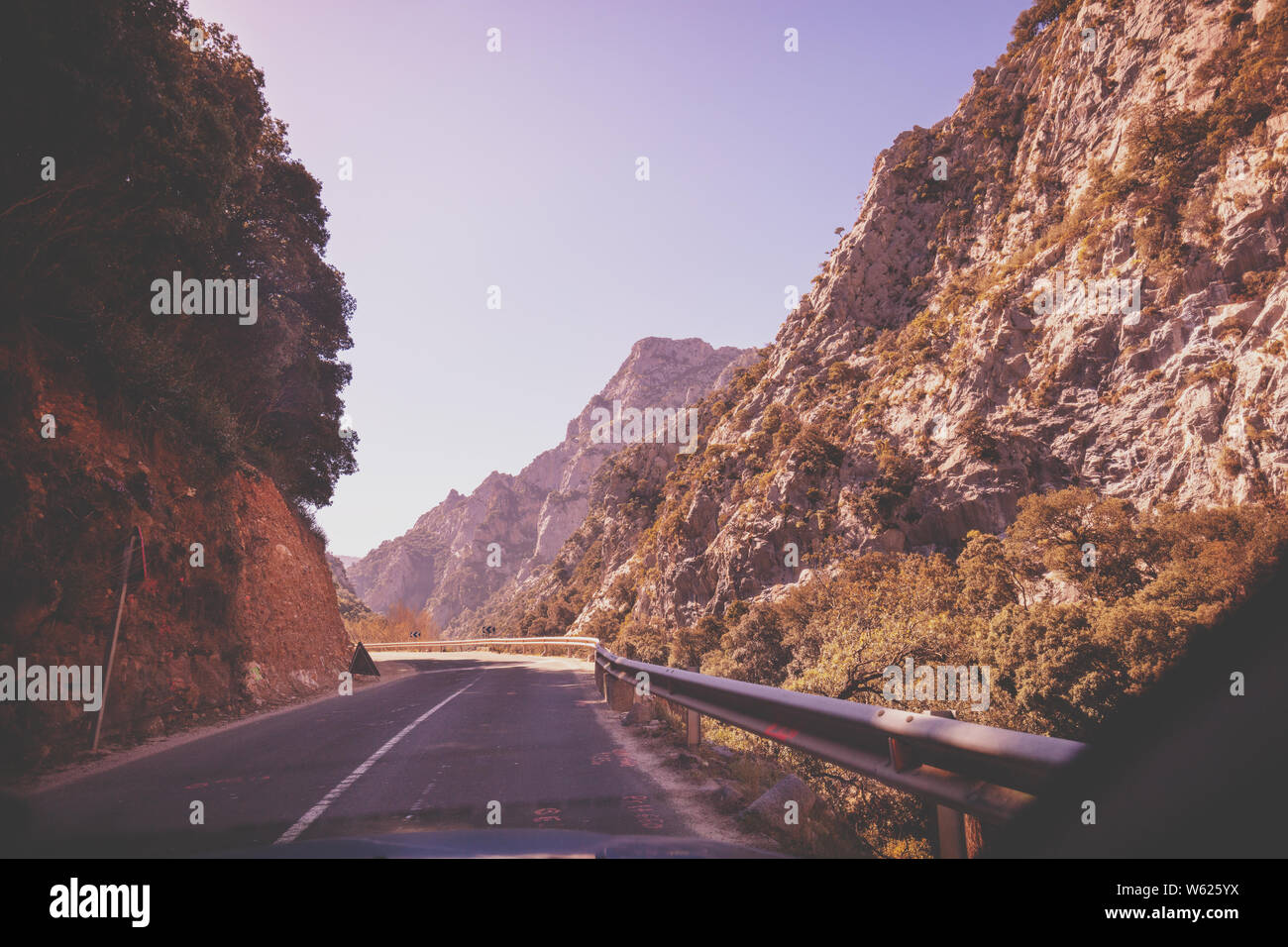 Car windscreen view hi-res stock photography and images - Alamy