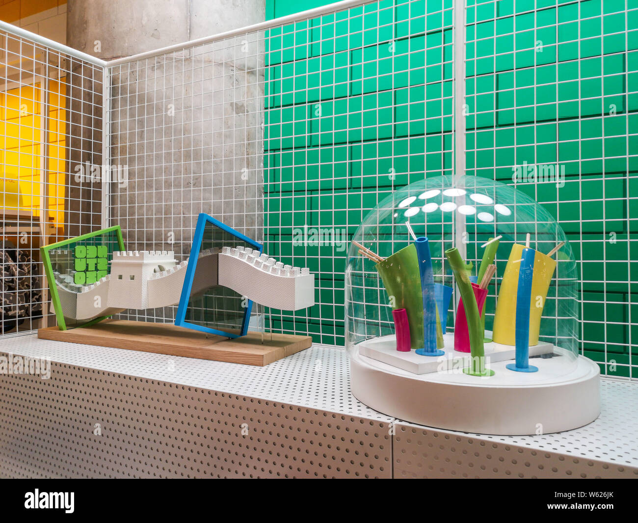 Interior view of the Adidas Asia Pacific first brand center on East ...
