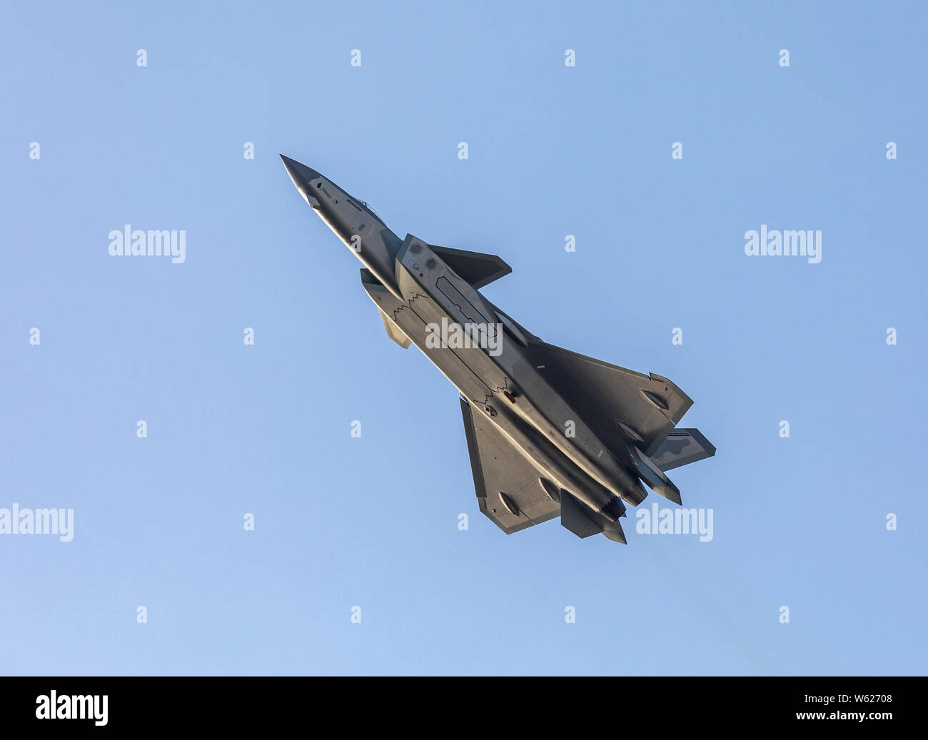 A J-20 stealth fighter jet of the Chinese PLA (People's Liberation Army ...