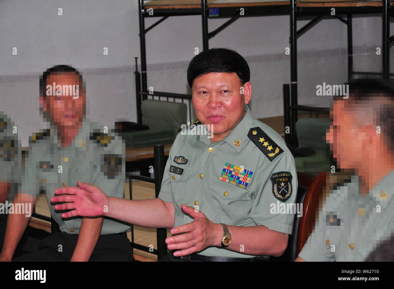 --FILE--Zhang Yang, a former member of the Central Military Commission ...
