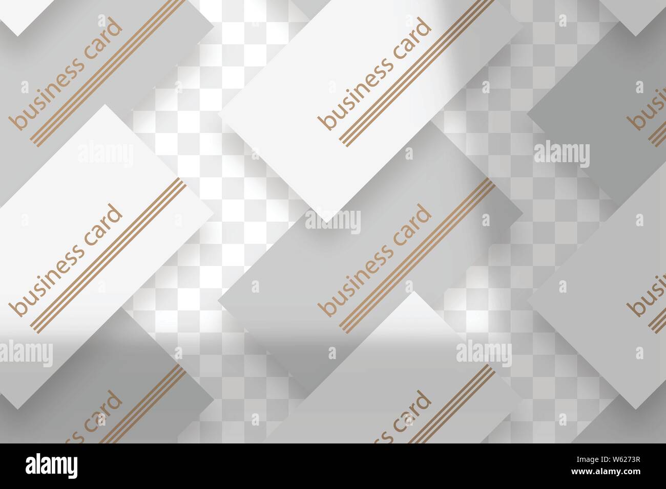 Stationery business branding mockup in realism style with transparent shadow light effect ...