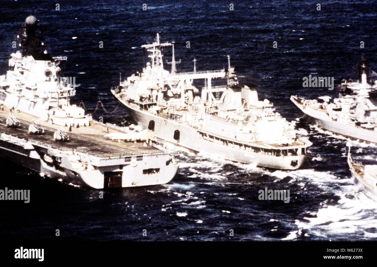 1982 - A port quarter view of the Soviet Keila class transport ship ...