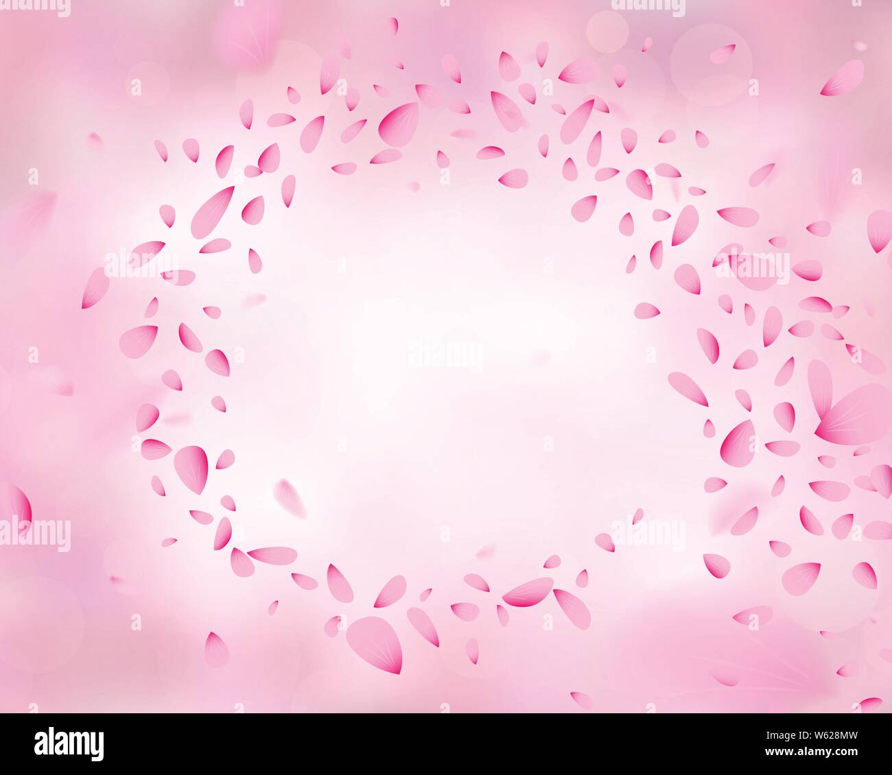Pink flower petal Stock Vector Images - Alamy