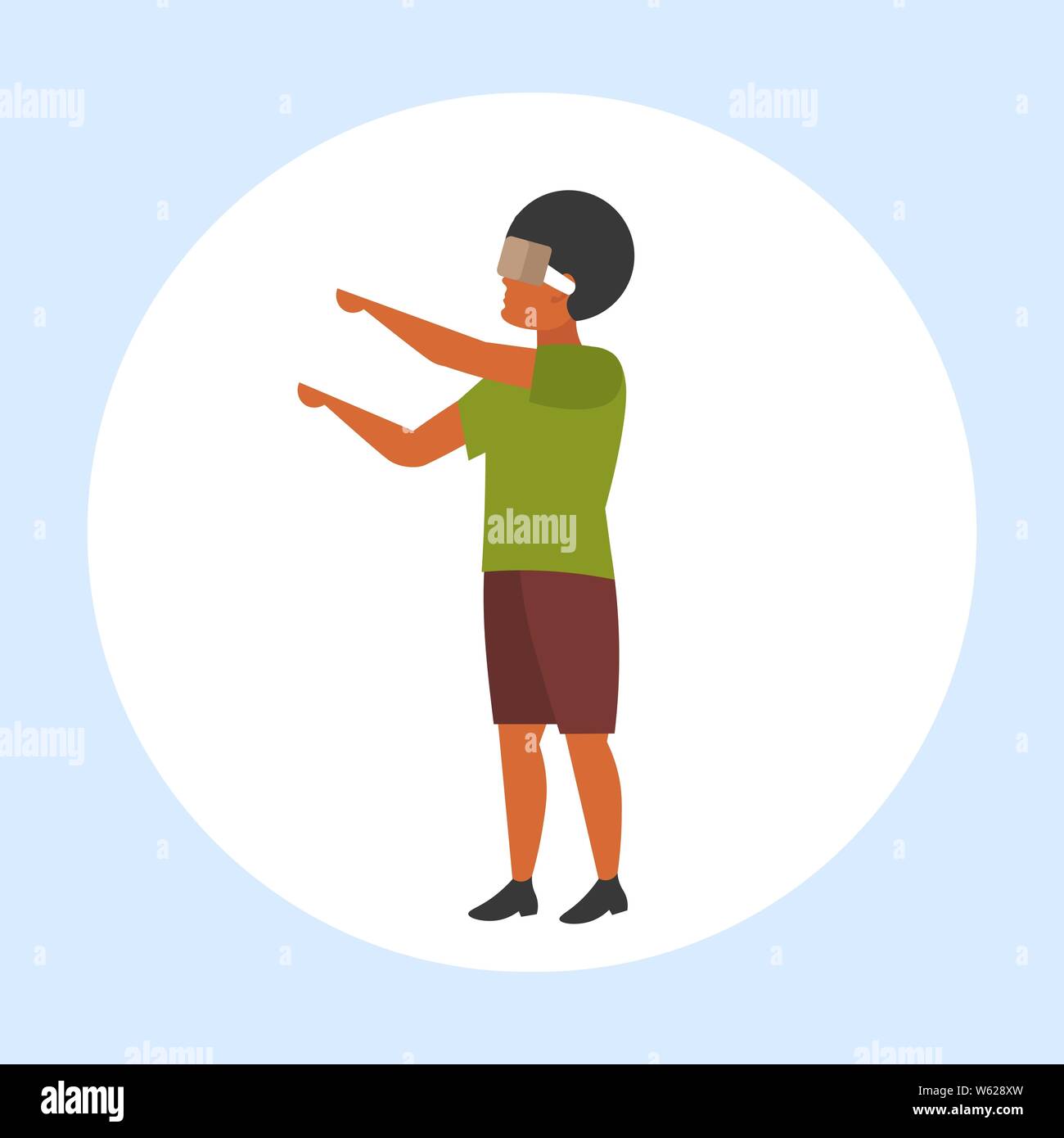 Technology concept male Stock Vector Images - Alamy