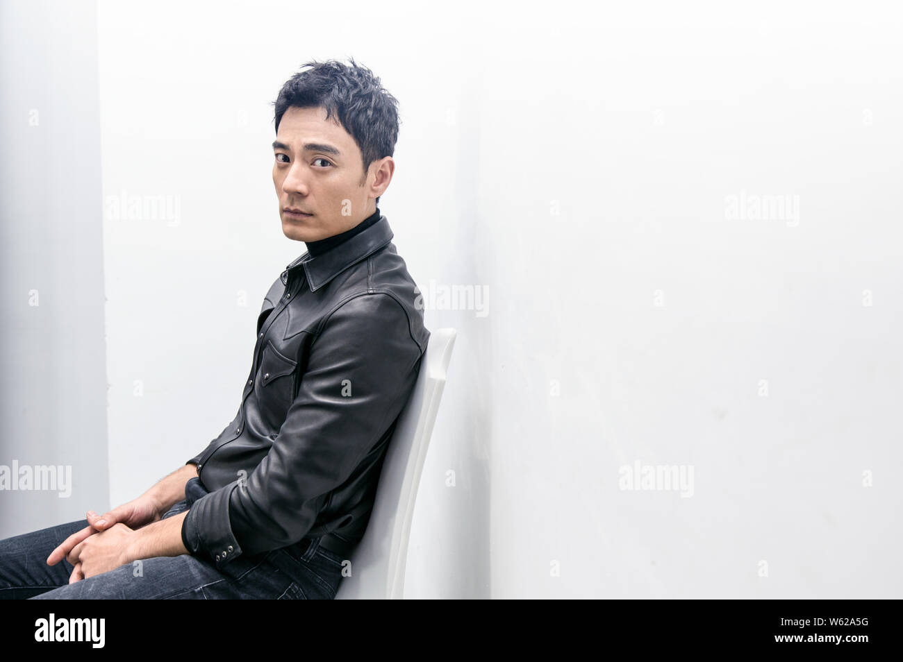 Chinese actor Li Guangjie poses for portrait photos during an exclusive ...