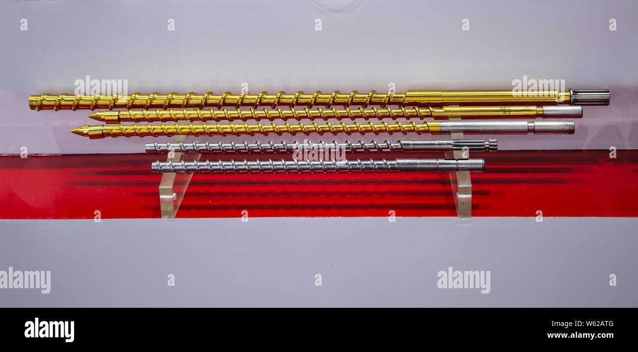 Injection molding screw for industry plastic injection machine Stock ...