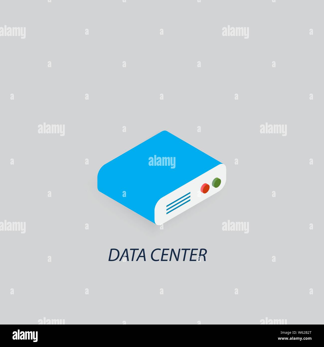 Data center data warehouse. Vector illustration Stock Vector Image ...