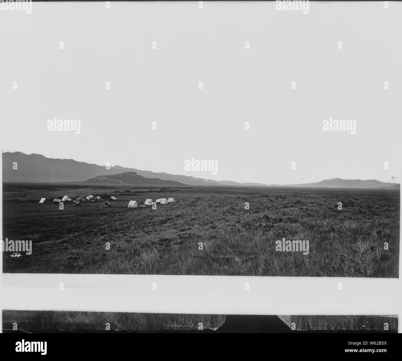 Camp near the head of cache valley hi-res stock photography and images ...