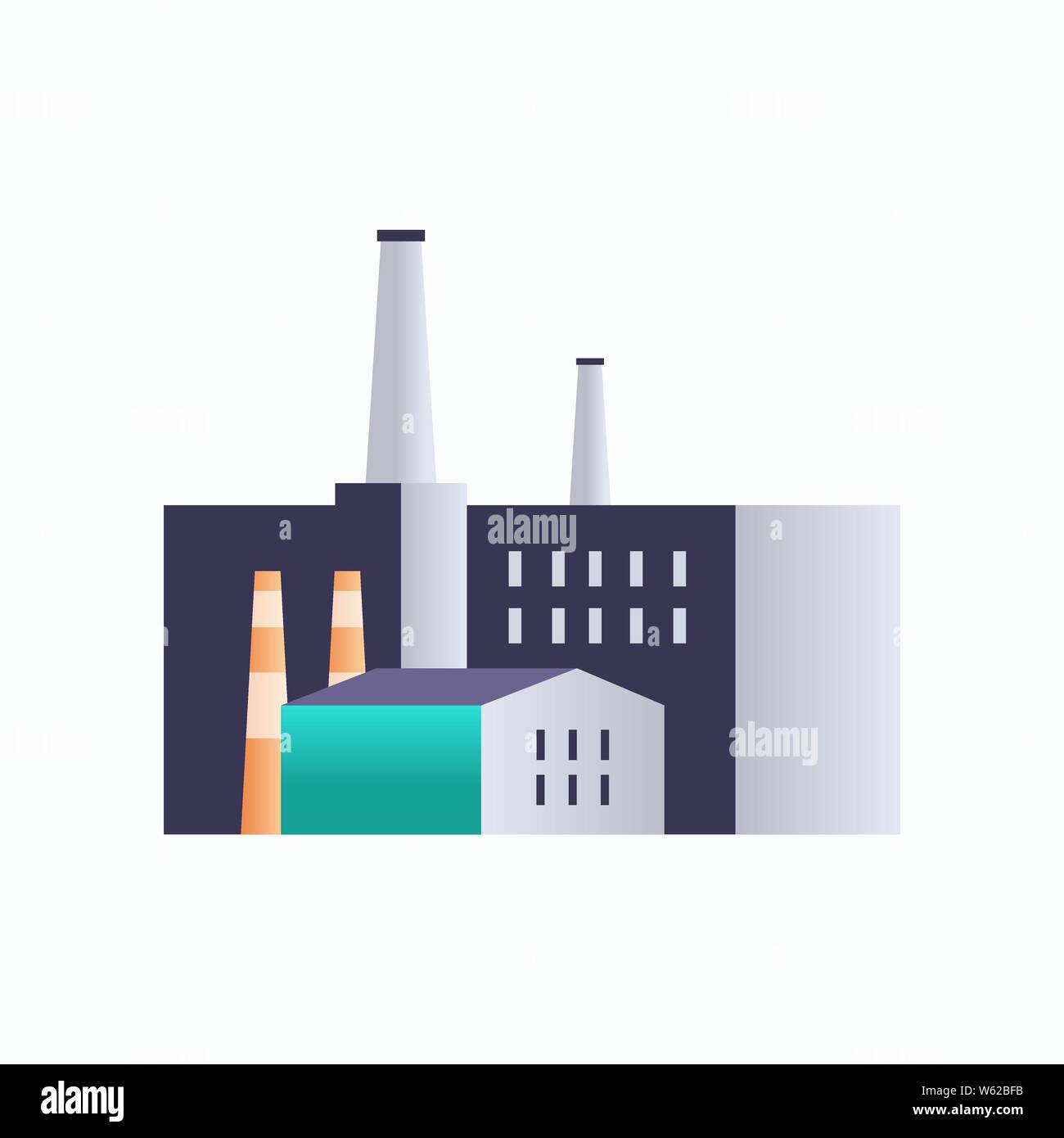 Manufacturing Building Icon