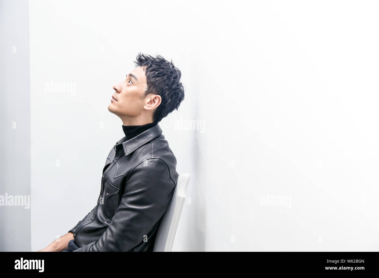 Chinese actor Li Guangjie poses for portrait photos during an exclusive ...