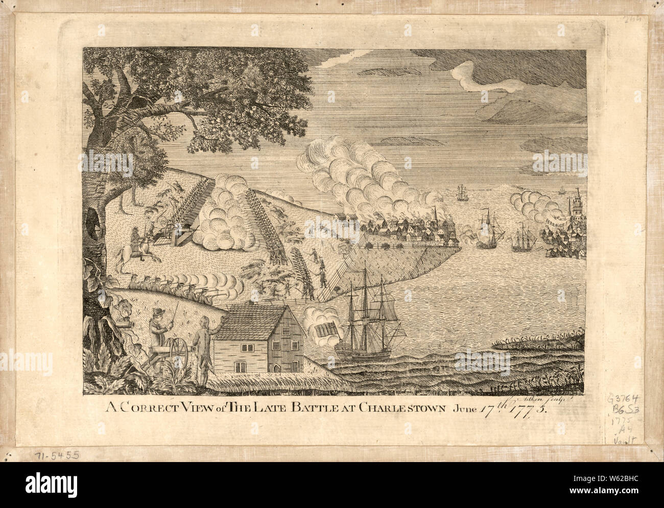 American Revolutionary War Era Maps 1750-1786 020 A correct view of the ...