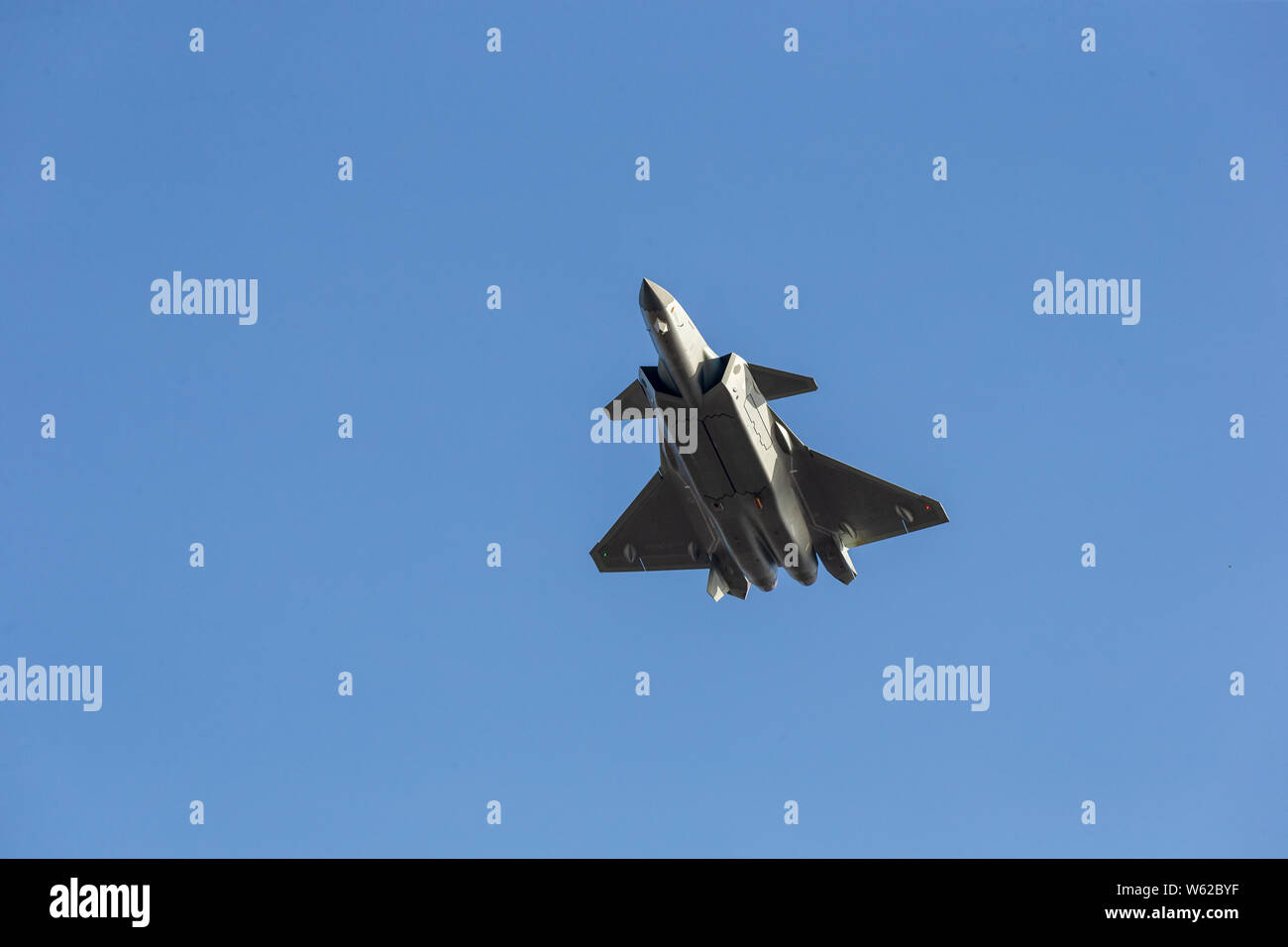 A J-20 stealth fighter jet of the Chinese PLA (People's Liberation Army ...