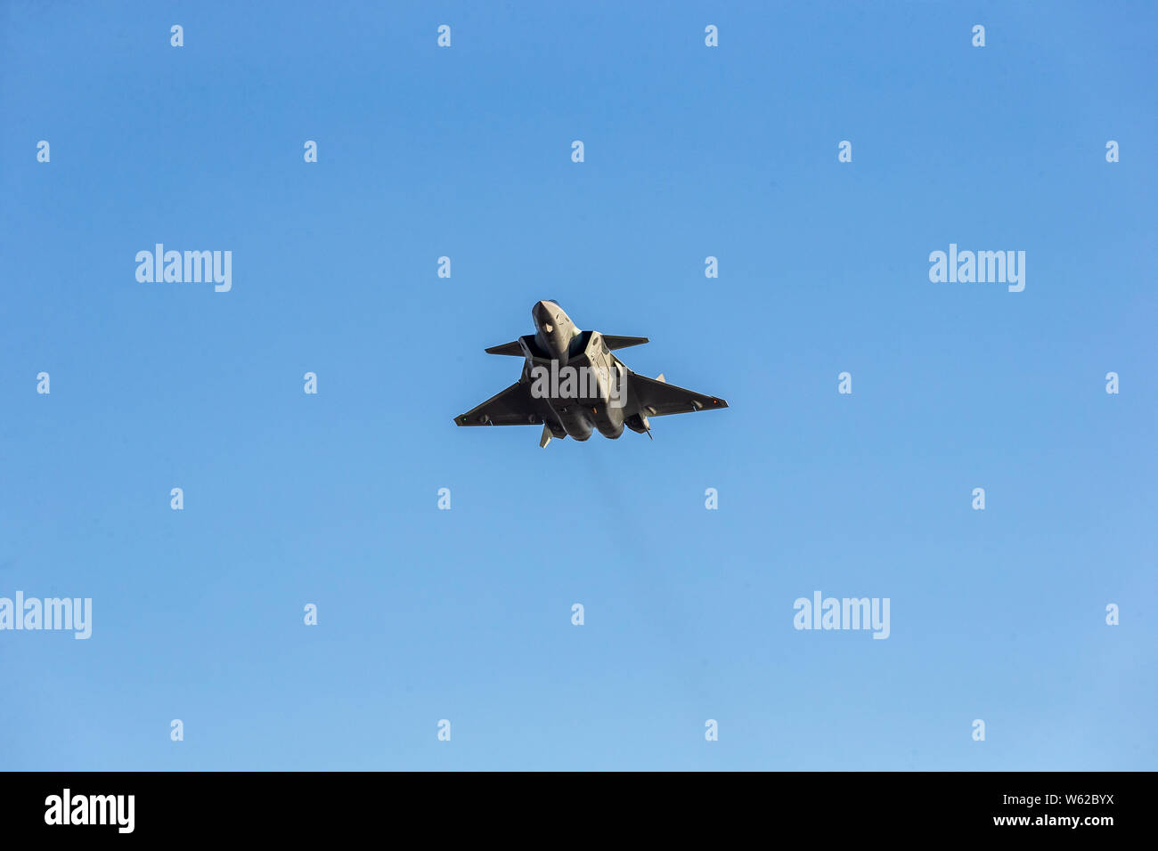 A J-20 stealth fighter jet of the Chinese PLA (People's Liberation Army ...
