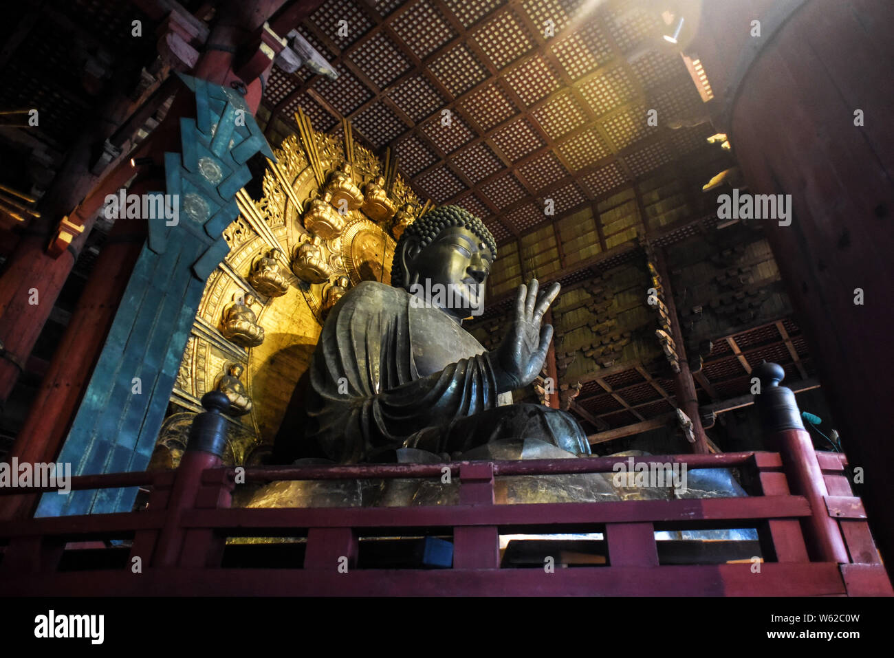 Big Buddha (Daibutsu) in Todaiji Temple, Nara, Japan Stock Photo - Alamy