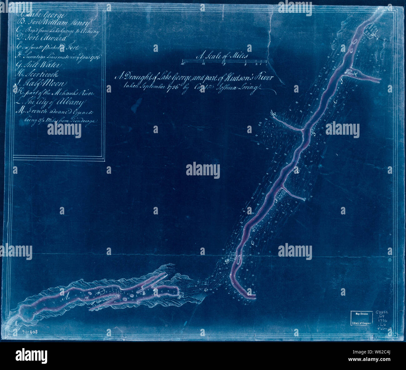 American Revolutionary War Era Maps 1750-1786 024 A draught of Lake ...