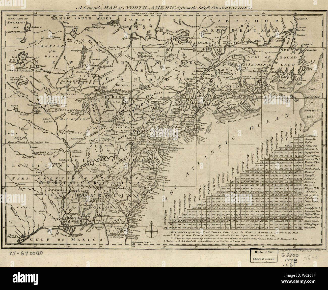 American Revolutionary War Era Maps 1750-1786 027 A general map of ...