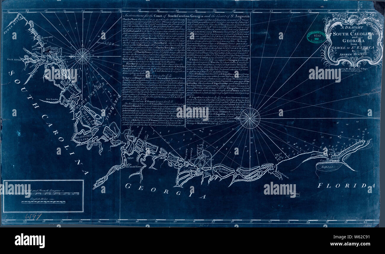 American Revolutionary War Era Maps 1750-1786 025 A draught of South ...