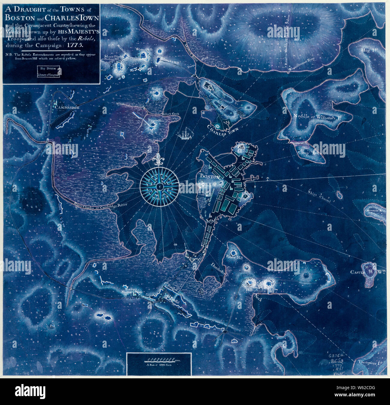 American Revolutionary War Era Maps 1750-1786 028 A draught of the ...