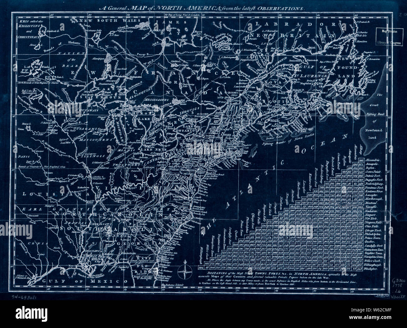American Revolutionary War Era Maps 1750-1786 030 A general map of ...